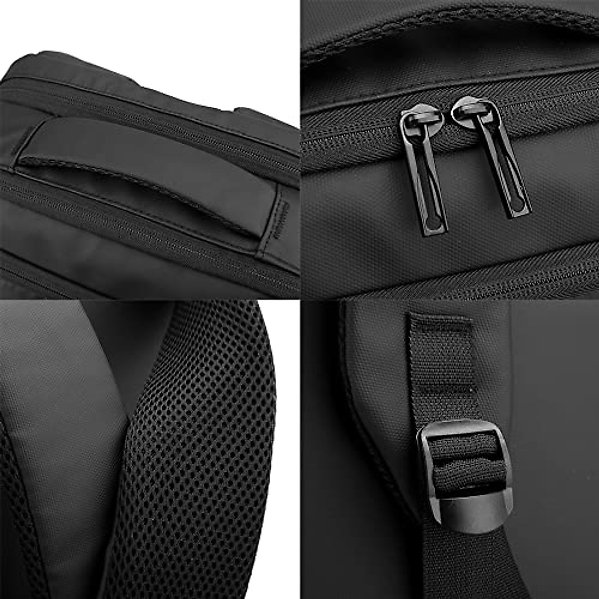 Womleys Laptop Backpack, 15.6 Inch Water Resistant Travel Business Backpack for Men Women,College School Bookbags Daypack (2#Black)