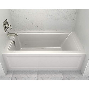 American Standard 2544102.02 Town Square S 60"x32" Bathtub-Right Drain, White