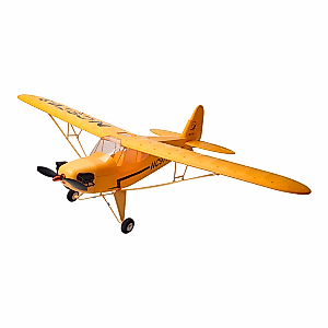 PLRB TOYS RC Hobby Plane, with Brushless Motor RC 5 Channels J3 Aircraft Ready to Fly with 6-axis Stabilizer System for Beginner Practice Wingspan 680mm