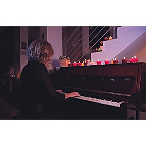 All2shop Scented Votive Candles Short Set of 18 Assorted Healing Candles for Relaxation & Aromatherapy- Long Burning at Least 20hrs Each 360hrs Total