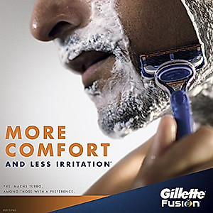 Gillette Fusion Men's Manual Razor Refills, 4 Count