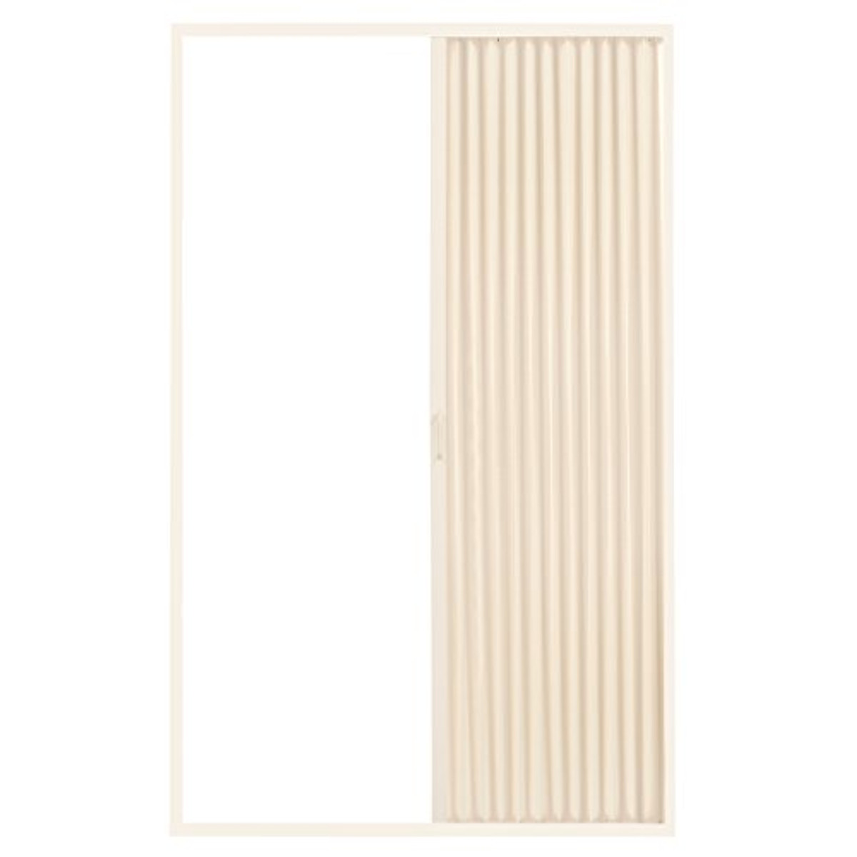 RecPro RV Shower Doors | RV Pleated Folding Shower Doors (Ivory) 36"x 57" 3657 Pleated and Folding Shower Door