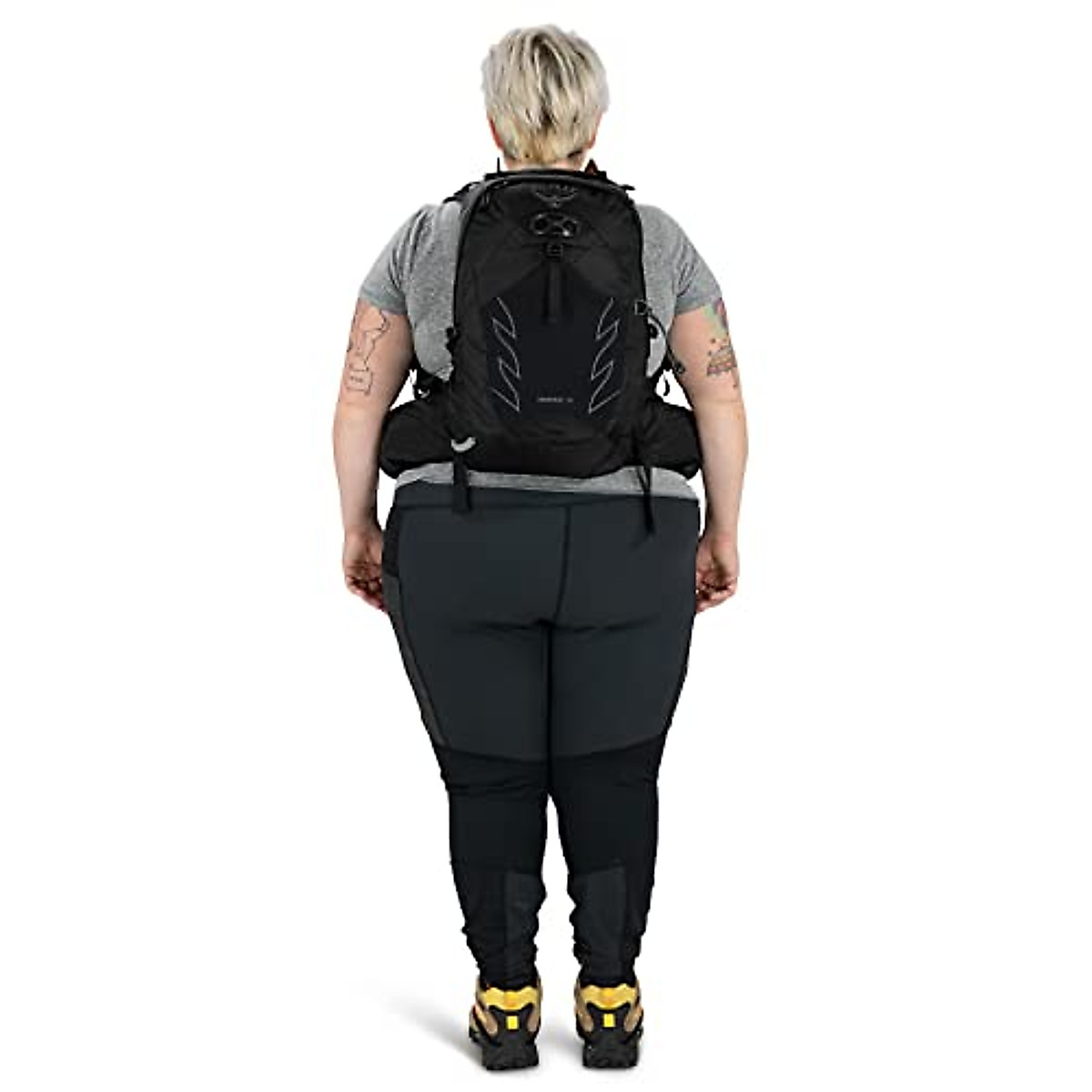 Osprey Tempest 20L Women's Hiking Backpack with Hipbelt, Stealth Black, WXS/S, Extended Fit