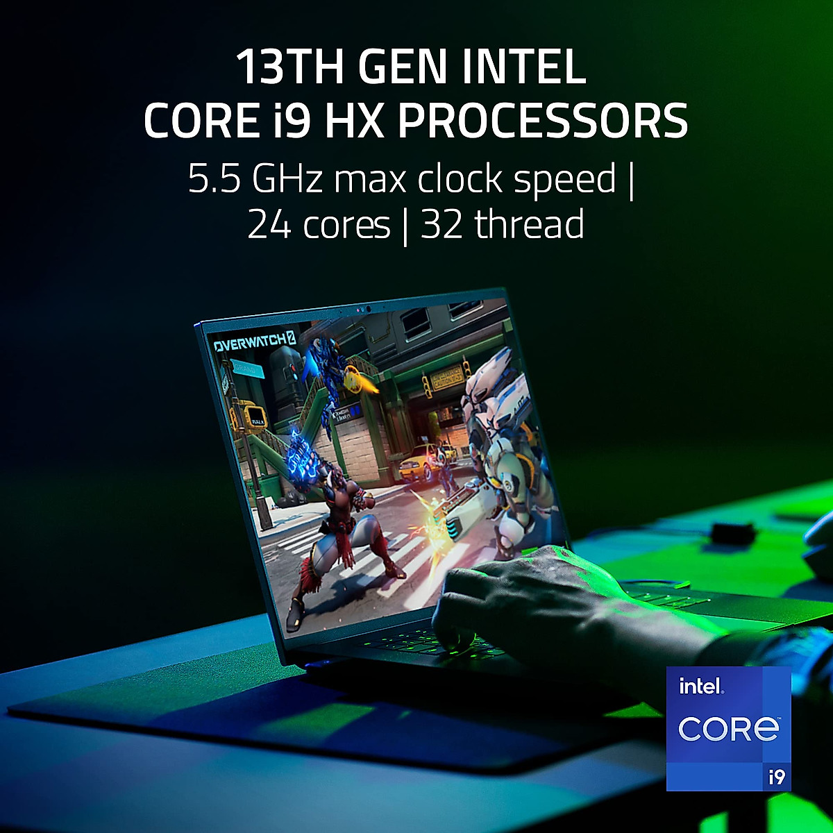 Razer Blade 16 Gaming Laptop: NVIDIA GeForce RTX 4080-13th Gen Intel 24-Core i9 HX CPU - 16" QHD+ 240Hz - 32GB RAM - 1TB SSD - CNC Aluminum - Compact GaN Charger - Windows 11 - Chroma RGB