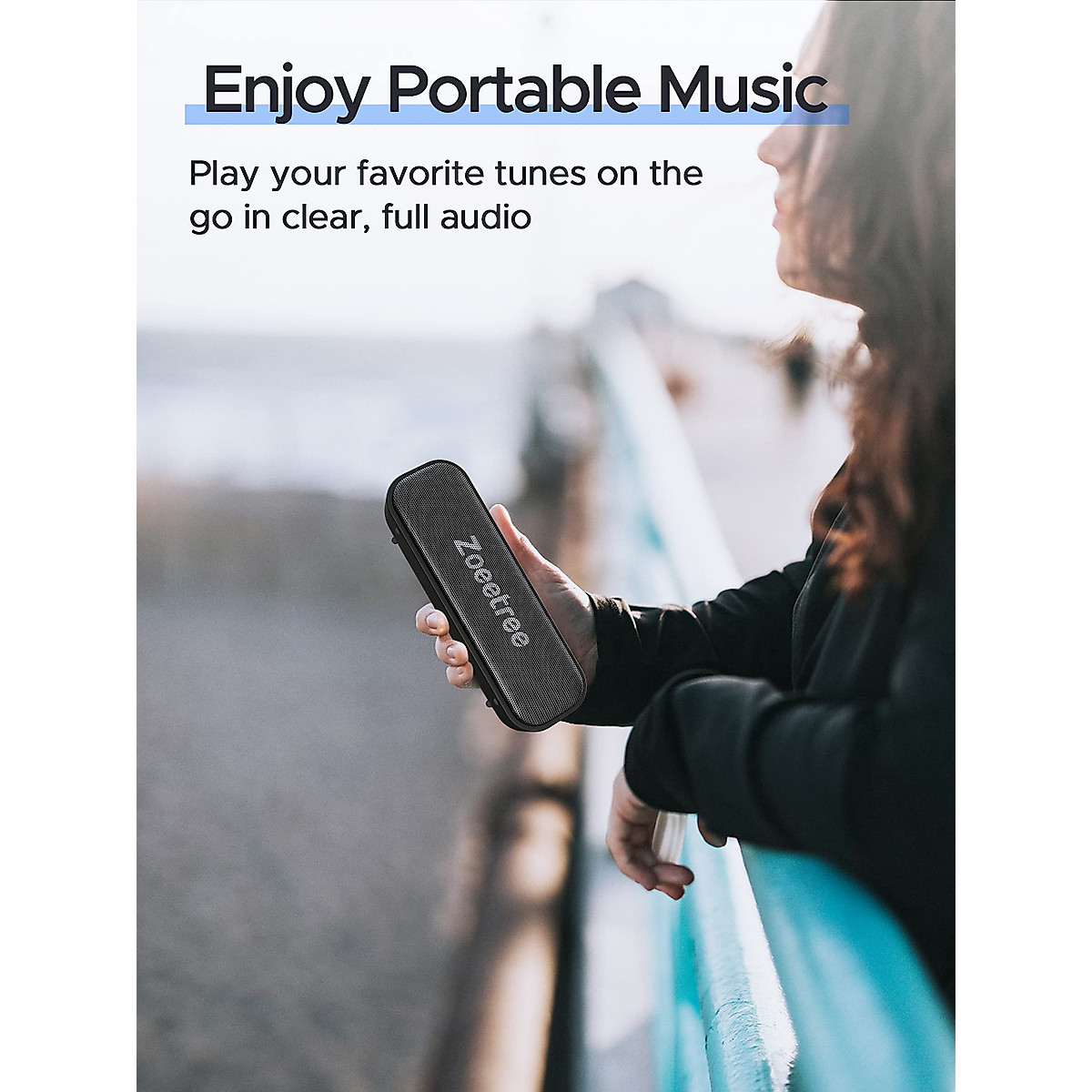 Maoifaec 20W Wireless Bluetooth Speaker, Portable Bluetooth Speaker 5.0 with 24H Playtime, Multi-Color LED Lights, IPX7 Waterproof Bluetooth Speaker for Party, Shower, Outdoor, Travel