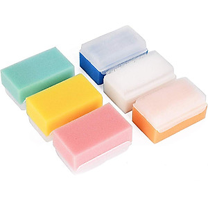 12PCS Sterile Bath Sponge & Sensory Brush, MELONSUN Baby Bath Scrubber.