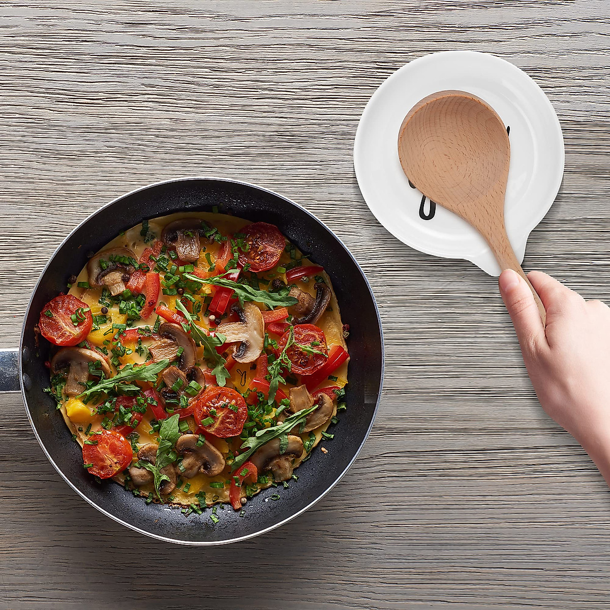 Oversized Spoon Rest for Kitchen - 2 Pack - White Ceramic Farmhouse Design for Cooking - Stove Top, Kitchen Counter, Countertop - Ladle Holder, Spoon Holder, Utensil Rest, Coffee Spoon Rest…