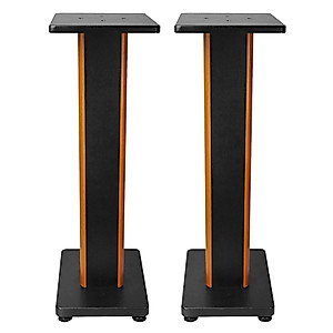 Rockville 28" 2-Tone Bookshelf Speaker Stands Surround Sound Home Theater (RHT28C)