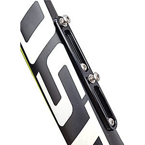 Cestbon Bike Bottle Cage Adapter Bicycle B-RAD Mounting Base Adjustable Bottle Mount Alt Position Cage Bracket (2 Slot)