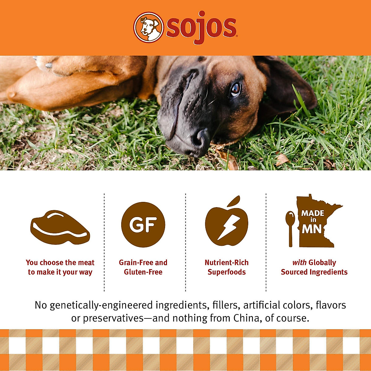 Sojos Mix-A-Meal Grain-Free Pre-Mix Dehydrated Dog Food, 8 lb