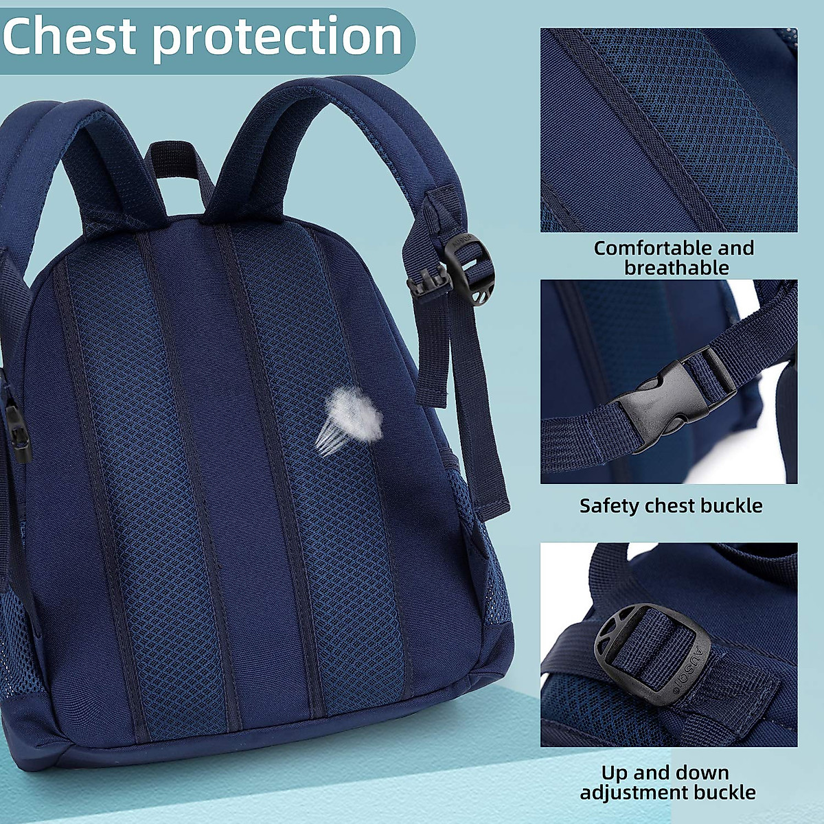 willikiva Toddler Rainbow Kids Backpack Boy Girls Waterproof Bags Kindergarten Preschool