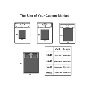 Yellow Sunflower Butterfly Swaddling Super Soft Custom Blankets Personalized Blanket with Name for Kids Newborns Baby Shower Pet Gift 30 x 40 Inch