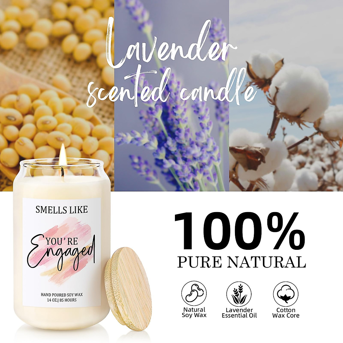 Engagement Gifts for Couples Engagement Candle Gifts for Newly Engaged Couples Engagement Gifts for Her Engaged Gifts Engaged Candle Engagement Party Gifts for Couples Women Her Future Mrs Gifts 14oz