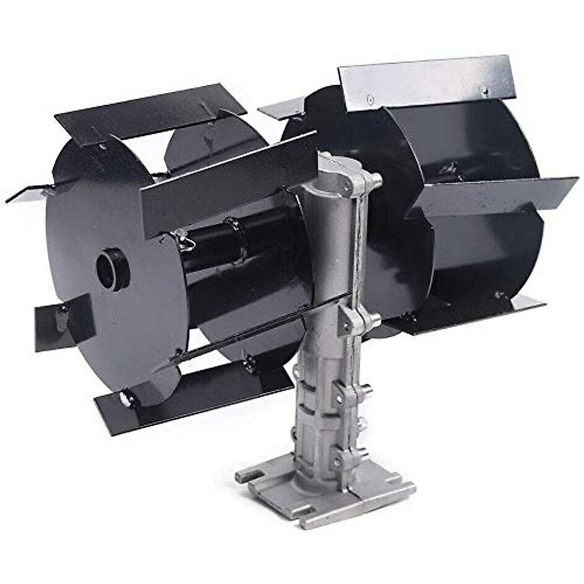 DYRABREST 9 Teeth Auger Tiller, 26mm Petrol Digging Head Mower Digging Head Cultivator Weeding Wheel Petrol Garden Digging Head Weeding Wheel