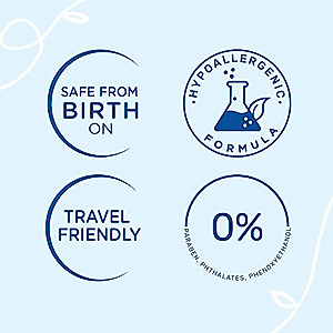 Mustela Bebe On-The-Go Travel Set - Baby Skin Care & Bath Time Gift Set - Natural & Plant-Based - 3 Items Set - Packaging may vary