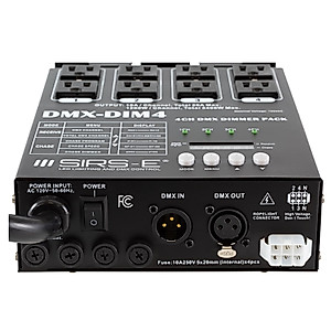 SIRS-E DMX-DIM4 4 Channel DMX Dimmer Pack Double Output