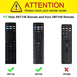 Fintie Remote Case for Vizio XRT136 / Vizio XRT140 Remote Control, CaseBot Lightweight Anti-Slip Shockproof Silicone Cover for VIZIO XRT136 XRT140 Smart TV Remote, Sky Blue- Glow in The Dark