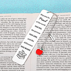 Teacher Appreciation Gifts for Women Men Teacher Appreciation Gifts in Bulk Thank You Gifts for Teachers Bookmark for Principles Teacher Gifts from Students Graduation Retirement Gifts for Teachers