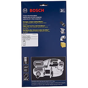 BOSCH CBS1418 3 Pc. 28-7/8 In. 14-18 TPI General-Purpose Portable Band Saw Blades