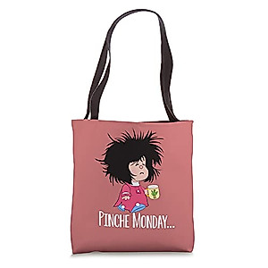 Pinche Monday Funny Sleepy Mafalda Spanish Tote Bag