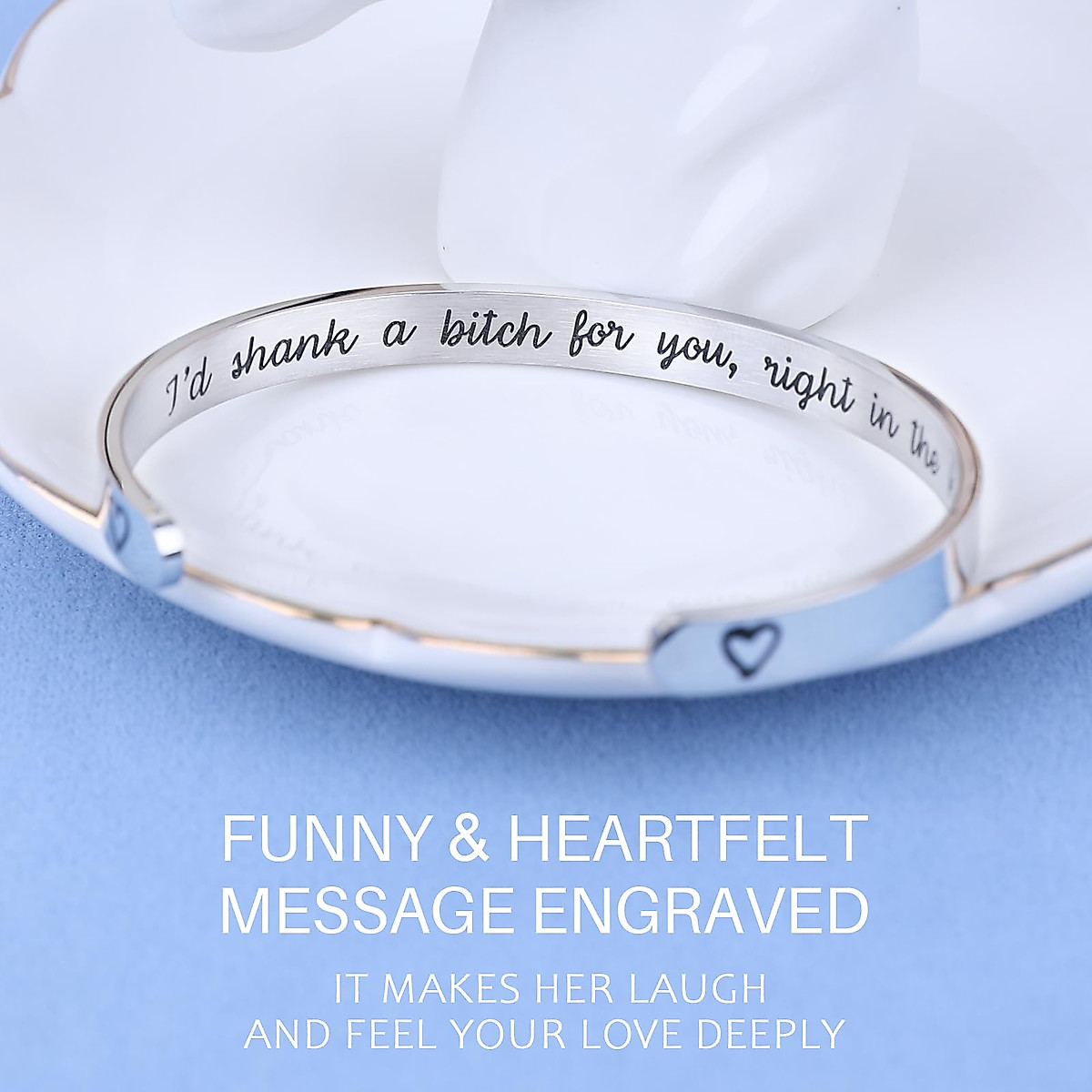 Hidden Message Bracelet - Cute gifts for Women, Great Friend Gifts, Unique Friendship Jewelry, Perfect Birthday Gifts for Women Freind BFF Sister..., not known