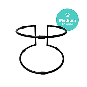 Enhanced Pet Bowl Stand - New Anti-Skid Feature - Dog and Cat Bowl Stand Exclusively for Use with The Corresponing Size Enhanced Pet Bowl (Medium)