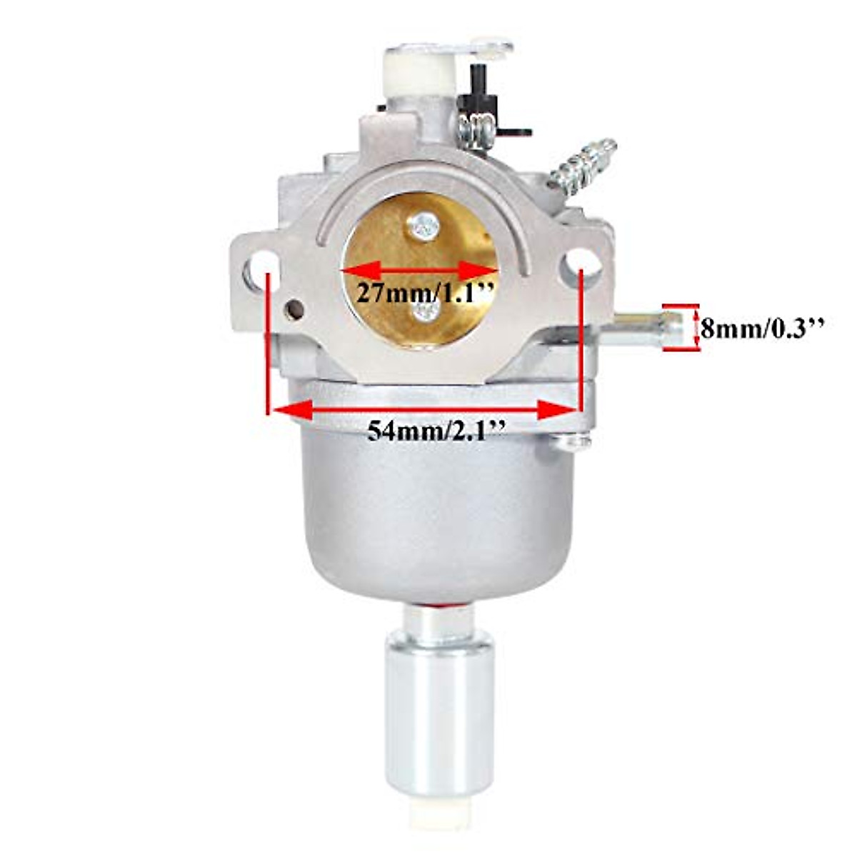 594601 Carburetor For B&S Nikki 33R877 594605 697216 31P677 799256 795366 331877 698945 699475 Craftsman YT3000 YTS3000 LT3000 DLS3500 MTD Bolens 13AM762F765 Mower