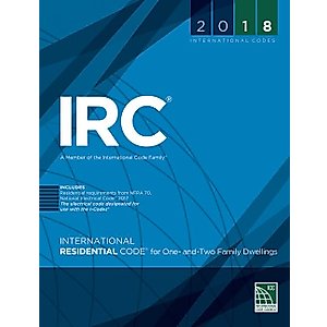 2018 International Residential Code for One and Two-Family Dwellings, Loose-leaf Version