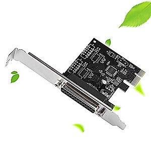 Printer Card Adapter DB25 - PCIE to Parallel Port Card Print Port LPT PCI-E LPT Printer Card Adapter DB25