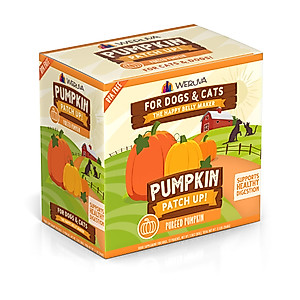 Weruva Pumpkin Patch Up!, Pumpkin Puree Pet Food Supplement for Dogs & Cats, 2.80oz Pouch (Pack of 12)
