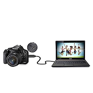 Eeejumpe UC-E4 USB Cable for Nikon D40, D50, D70, D70S, D80, D90, D200, D300, D300S, D700, D3000, D3100, D7000 Digital SLR Camera