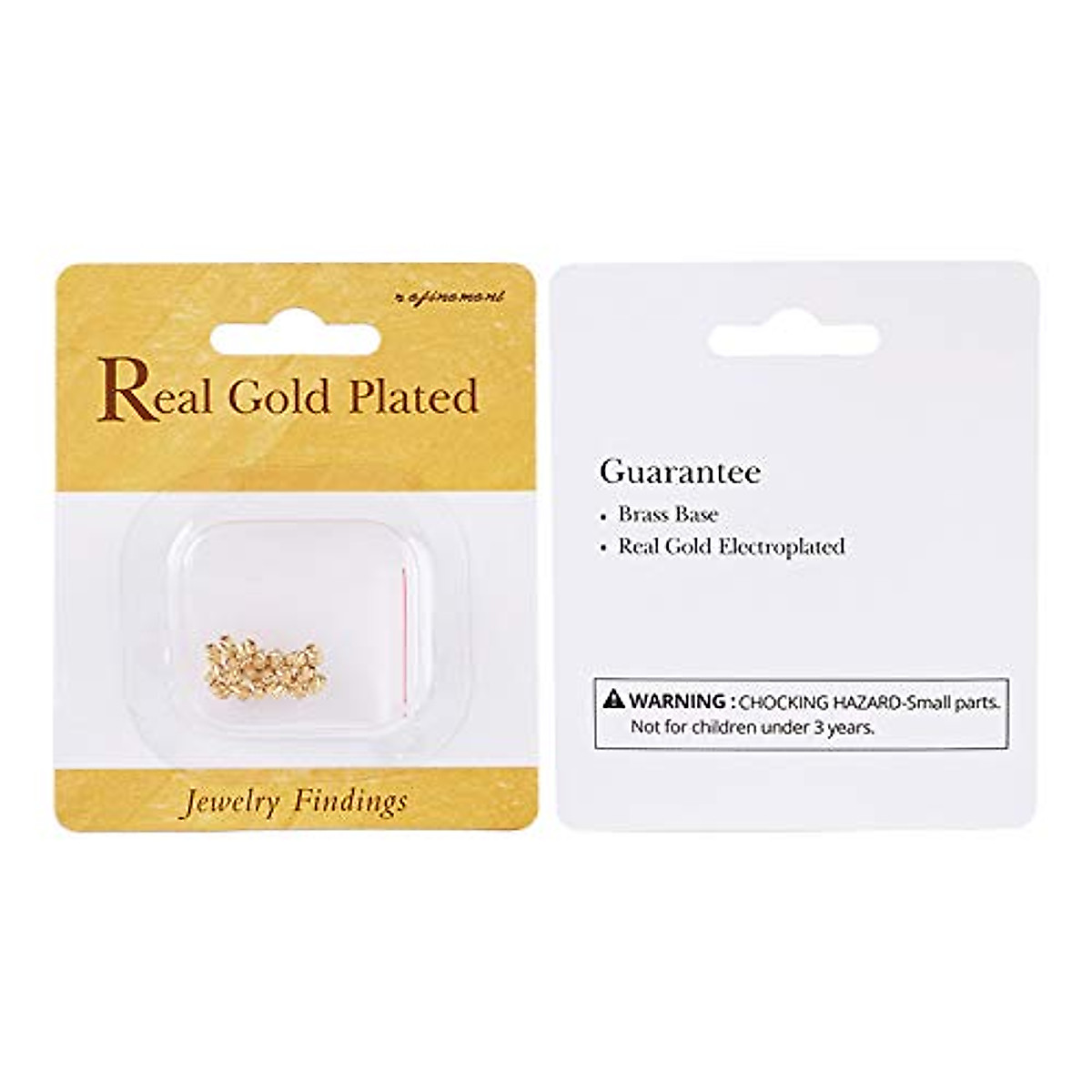 Craftdady 20pcs 18K Gold Fancy Cut Barrel Spacer Beads 4x3mm Metal Tiny Drum Loose Beads for Jewelry Making Hole: 1mm