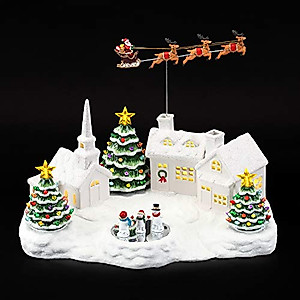 Mr. Christmas 17" Nostalgic Village Christmas Décor, White