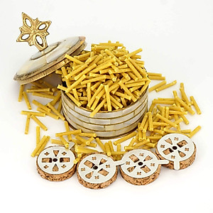 Beeswax Candle Wicks for Orthodox Vigil Oil Lamps, Floating Candles, Cork Floats, Home Altar