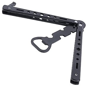 Butterfly Bottle Opener Stainless Steel Beer Bottle Opener Butterfly Knife Style Trainer Tool for Bar Party Beer Lovers