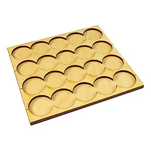 LITKO 5x4 Formation Rank Tray for 25mm Circle Bases