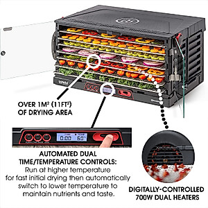 Brod & Taylor SAHARA Folding Food Dehydrator (Non-Stick Polypropylene Shelves)