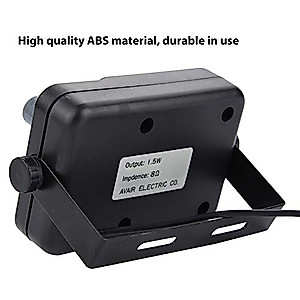 Bewinner Mini External Speaker Mobile Car Radio External Speaker for Two Way Radio for Motorola YAESU Portable Speaker for Walkie Talkie