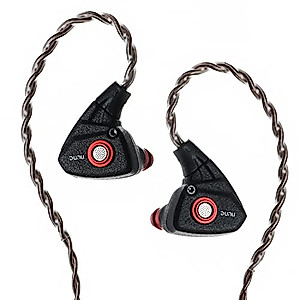 DUNU Titan S in-Ear Monitors,11mm Dynamic Driver HiFi IEMs Earphones with Powerful Sound (Black)