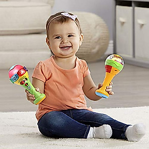LeapFrog Learn & Groove Shakin' Colors Maracas,Multicolor