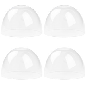 Baby Bottle Replacement Caps for Philips Avent Natural Bottles, Compatible Bottle Lid for Avent Natural Plastic and Glass Bottles, Soft and Safe PP, 4 Count