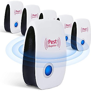 Orginal 2024 Ultrasonic Pest Repeller Indoor with 6 Pack – Human and Pet Safe–Pest Control for Home–Supermarket–Warehouse–Hotel–Restaurant
