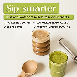 Clevr Blends Starter Kit (2-pack) Chai Tea & Matcha Green Tea Powder SuperLattes, Instant Latte Mix Oat Milk Coconut Creamer, Lion’s Mane Reishi Mushrooms, Organic Spices, Probiotics, Includes Frother