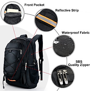 Lily Parker Waterproof Womens Mens 40L Hiking Rucksack Bag Large-Capacity Trekking Travel Backpack Outdoor