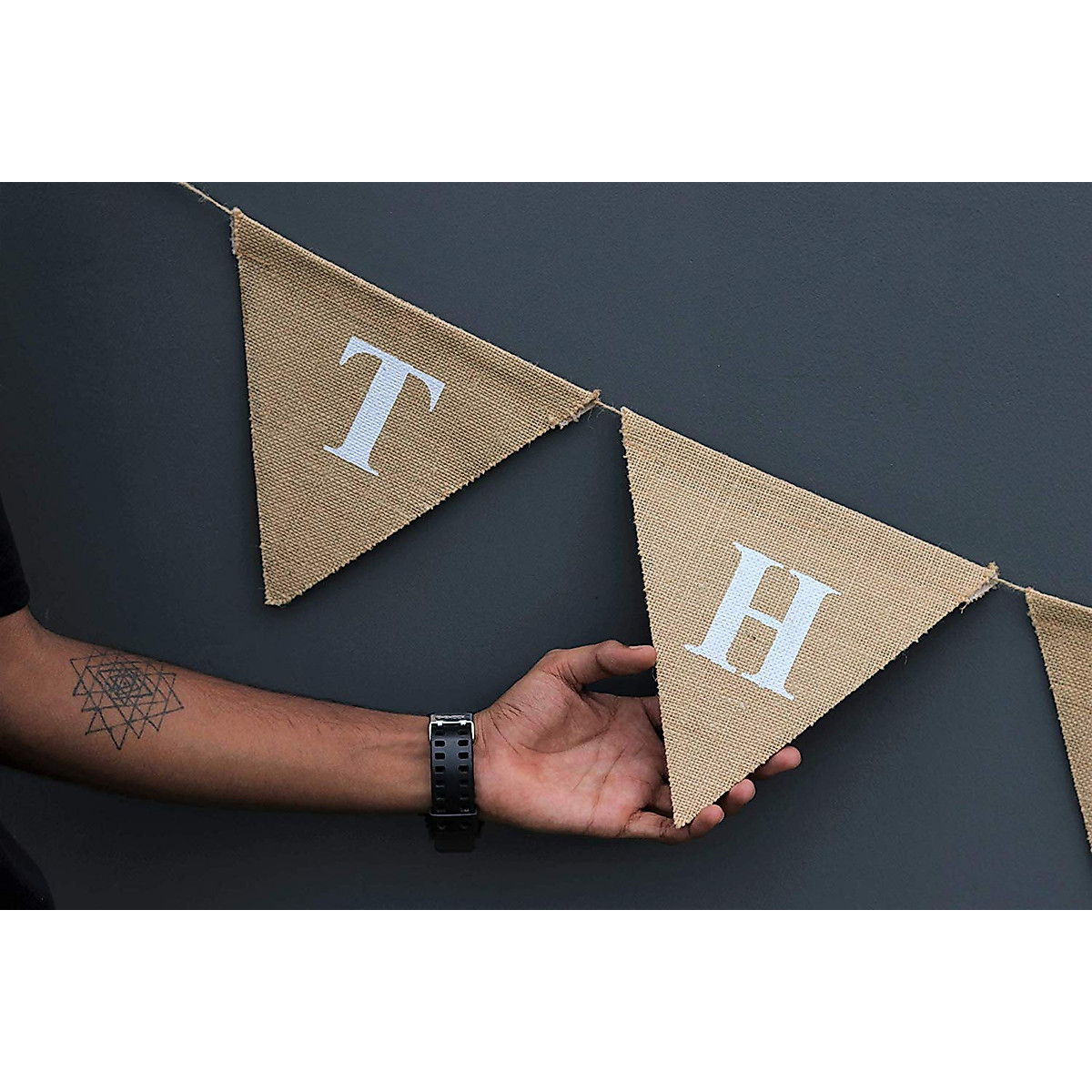 Thankful Banner Ornate Give Thanks Banner Rustic Chic Party Décor Engagement Wedding Bridal Shower Décor-Holiday Bunting-Home and Outdoor Banner-Elegant Grateful Banner