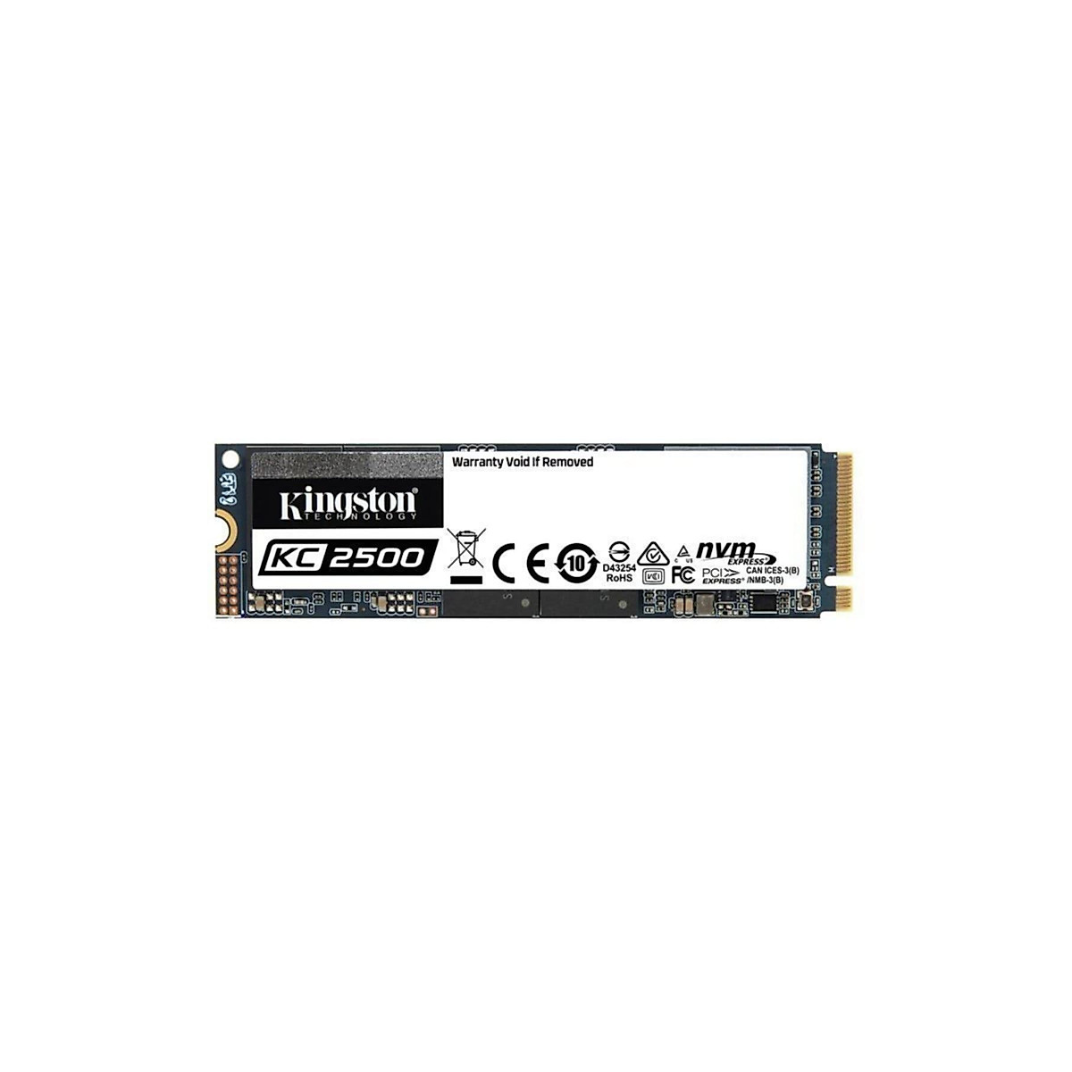 Kingston KC2500 1.95 TB Solid State Drive - M.2 2280 Internal - PCI Express NVMe (PCI Express NVMe 3.0 x4)