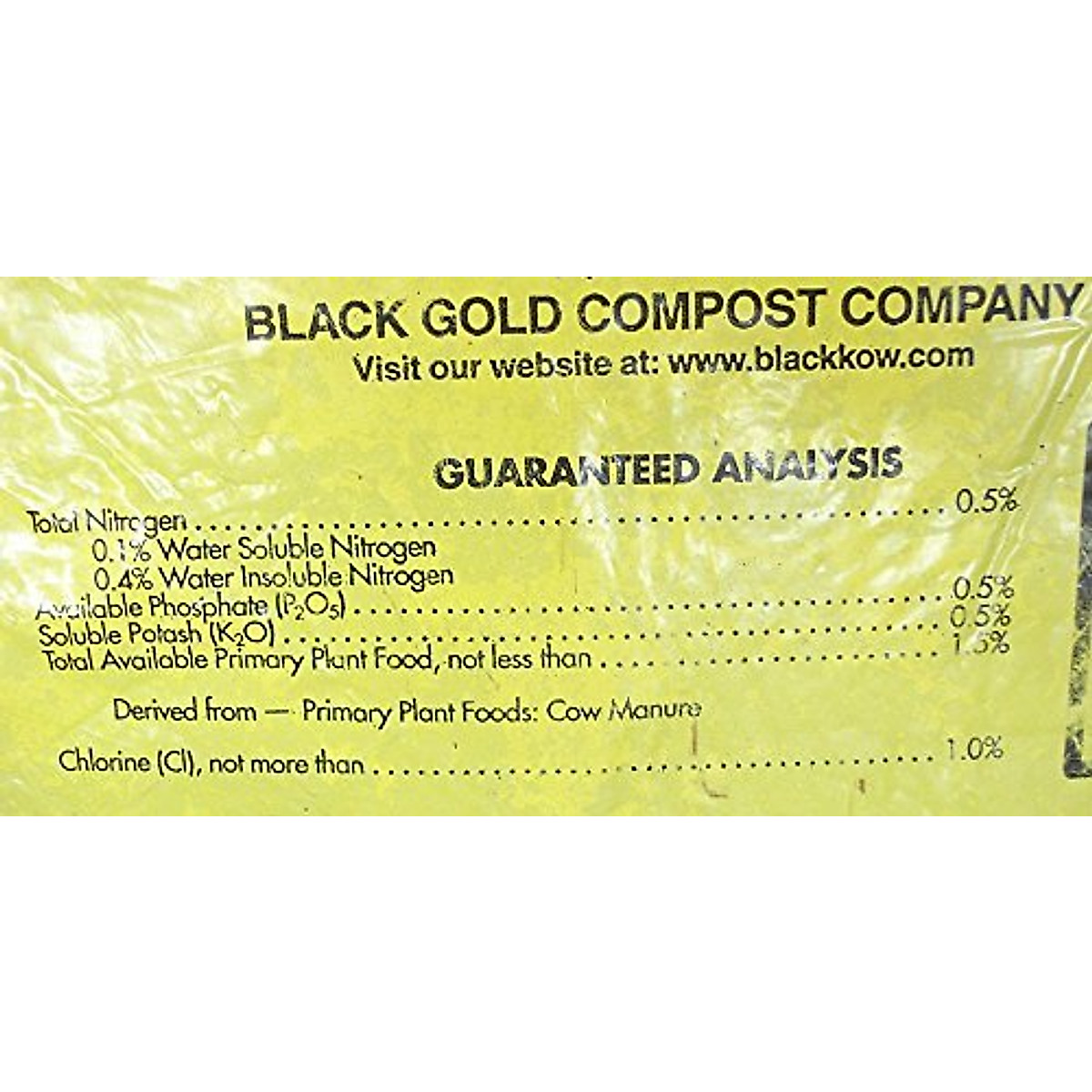 Black Kow Nitrogen Phosphate Composted Cow Manure Fertilizer for Soil, Flowers, Potted Plants, Raised Beds, and Compost Tea, 4 Pounds