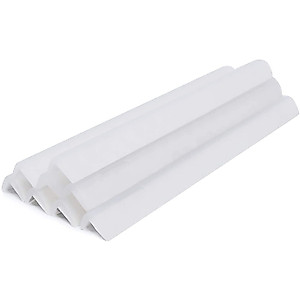 Edge and Corner Guards, 0.8 ft * 8 Pack, Food Grade Silicone Corner Protectors for Baby Proofing (Semitransparent White)