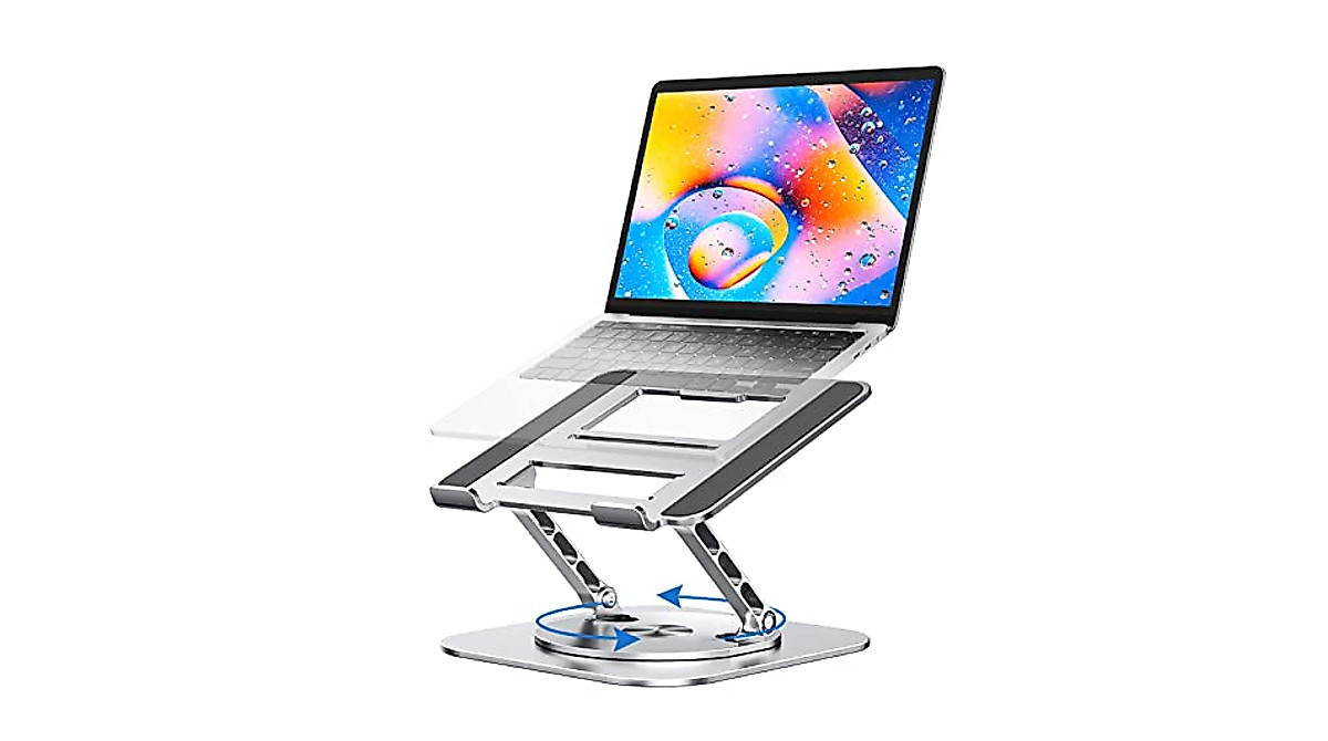 MCHOSE Ergonomic 360° Rotating Laptop Stand - Adjustable Riser