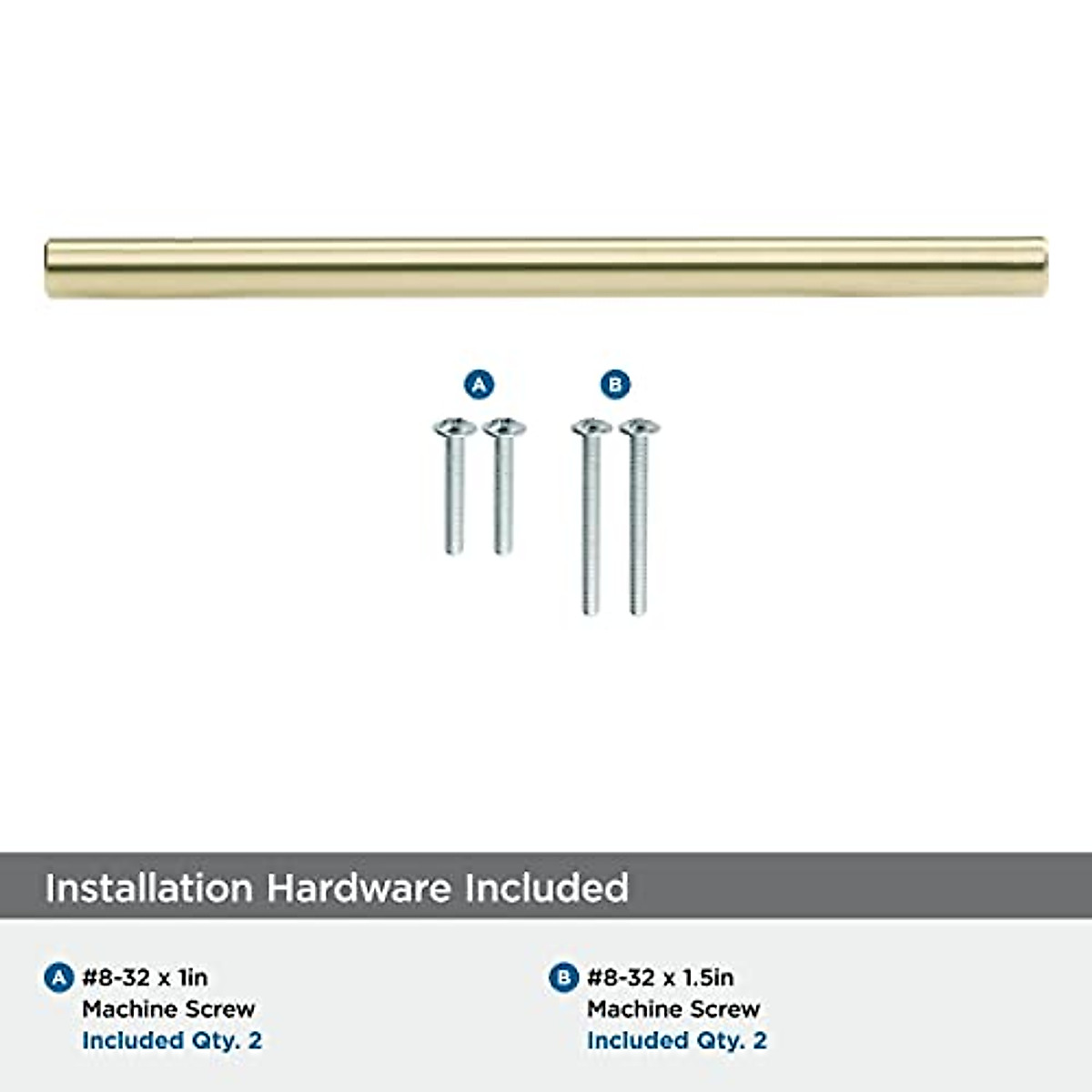 Amerock | Cabinet Pull | Champagne Bronze | 5-1/16 inch (128 mm) Center to Center | Bar Pulls | 1 Pack | Drawer Pull | Drawer Handle | Cabinet Hardware, BP40517CZ